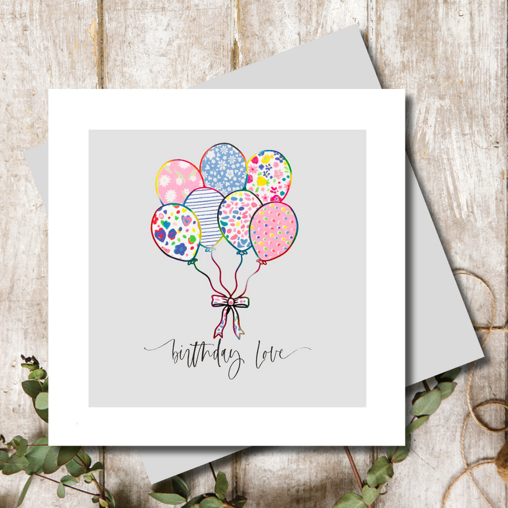 Pretty Lilly Birthday Love Balloons
